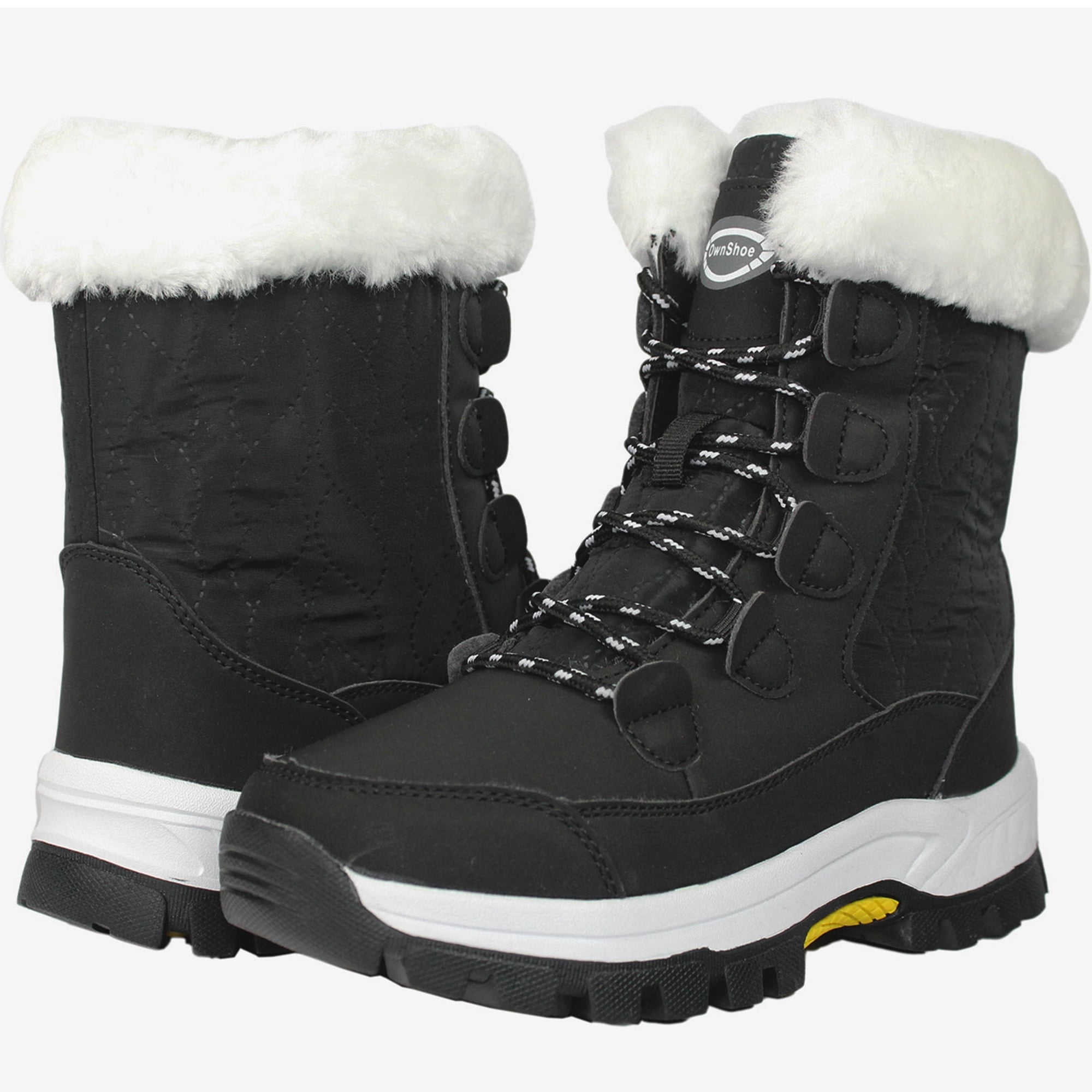 Tanleewa Women Winter Snow Boots Warm Waterproof Outdoor Shoes 9 Female ...