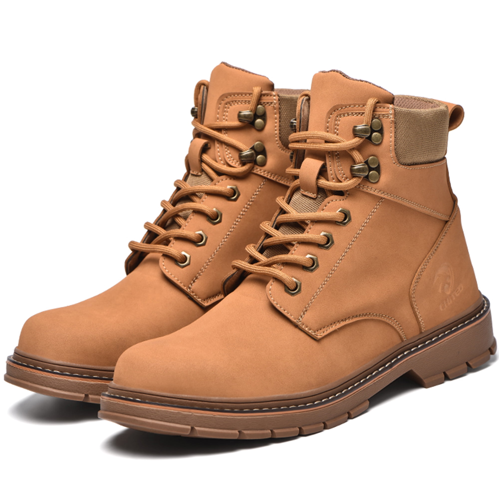 Tanleewa Work Safety Boots for Men Women Steel Toe Leather Work Shoe ...