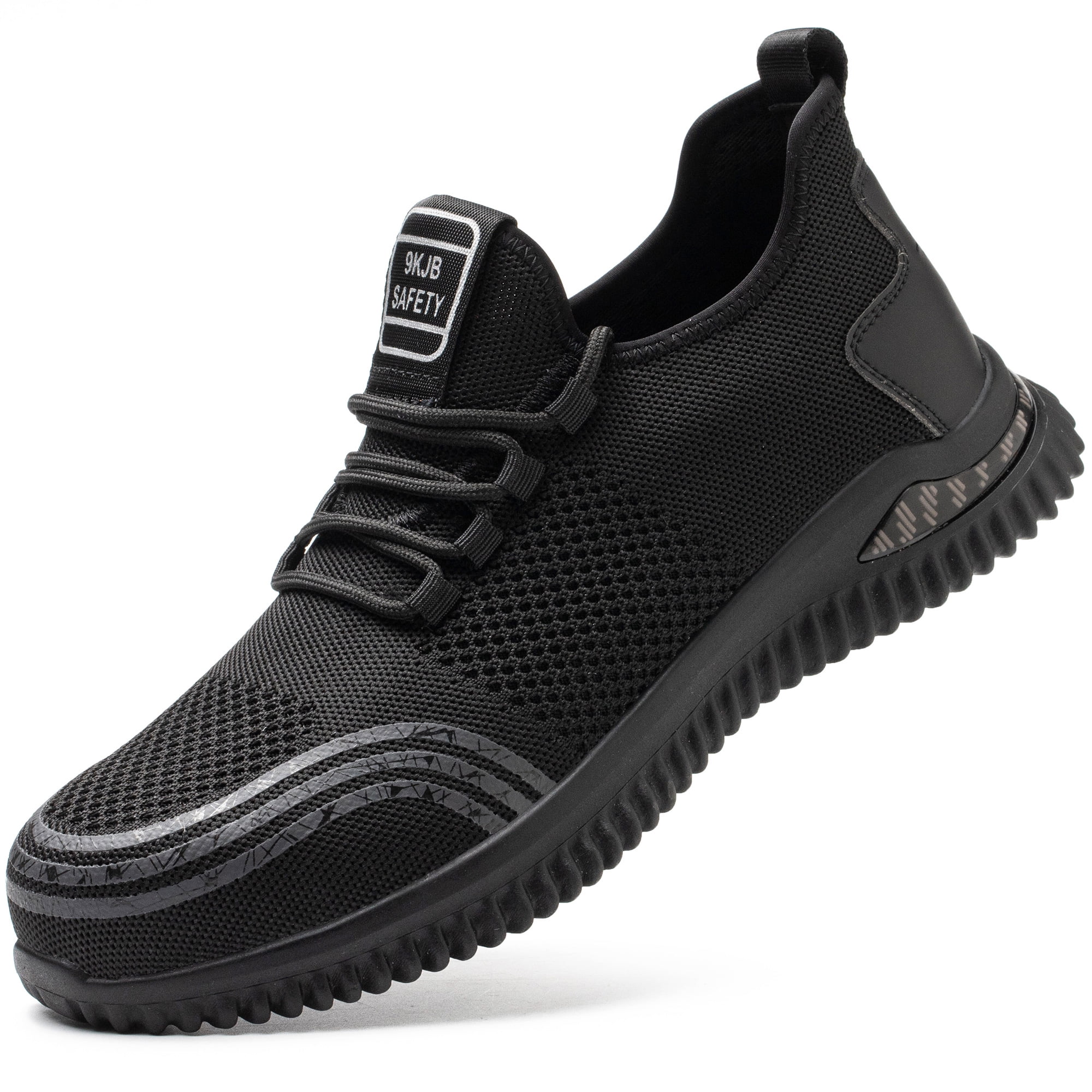 Tanleewa Work Shoes for Men Steel Toe Safety Shoes Nonslip Shoe Size ...