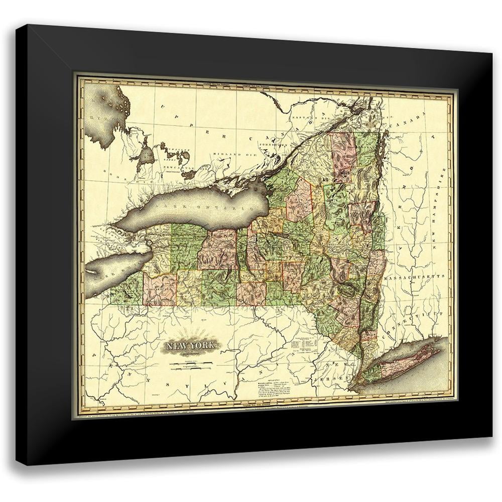 Tanner 14x12 Black Modern Framed Museum Art Print Titled - New York ...
