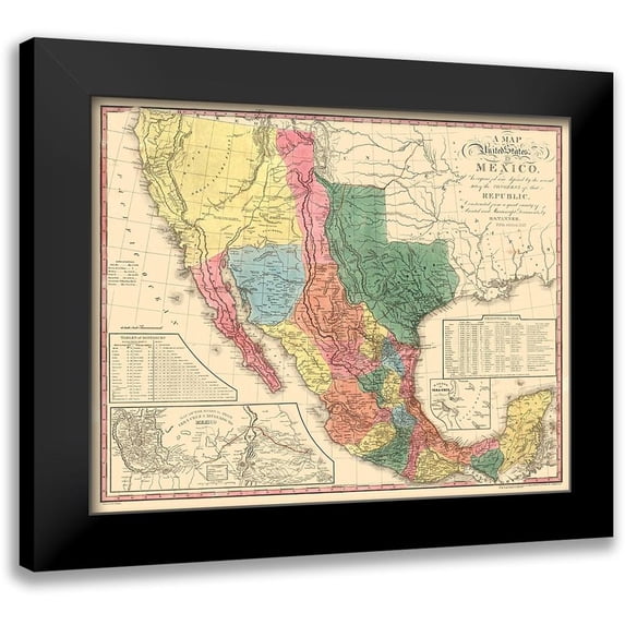 Tanner 14x12 Black Modern Framed Museum Art Print Titled - Texas ...
