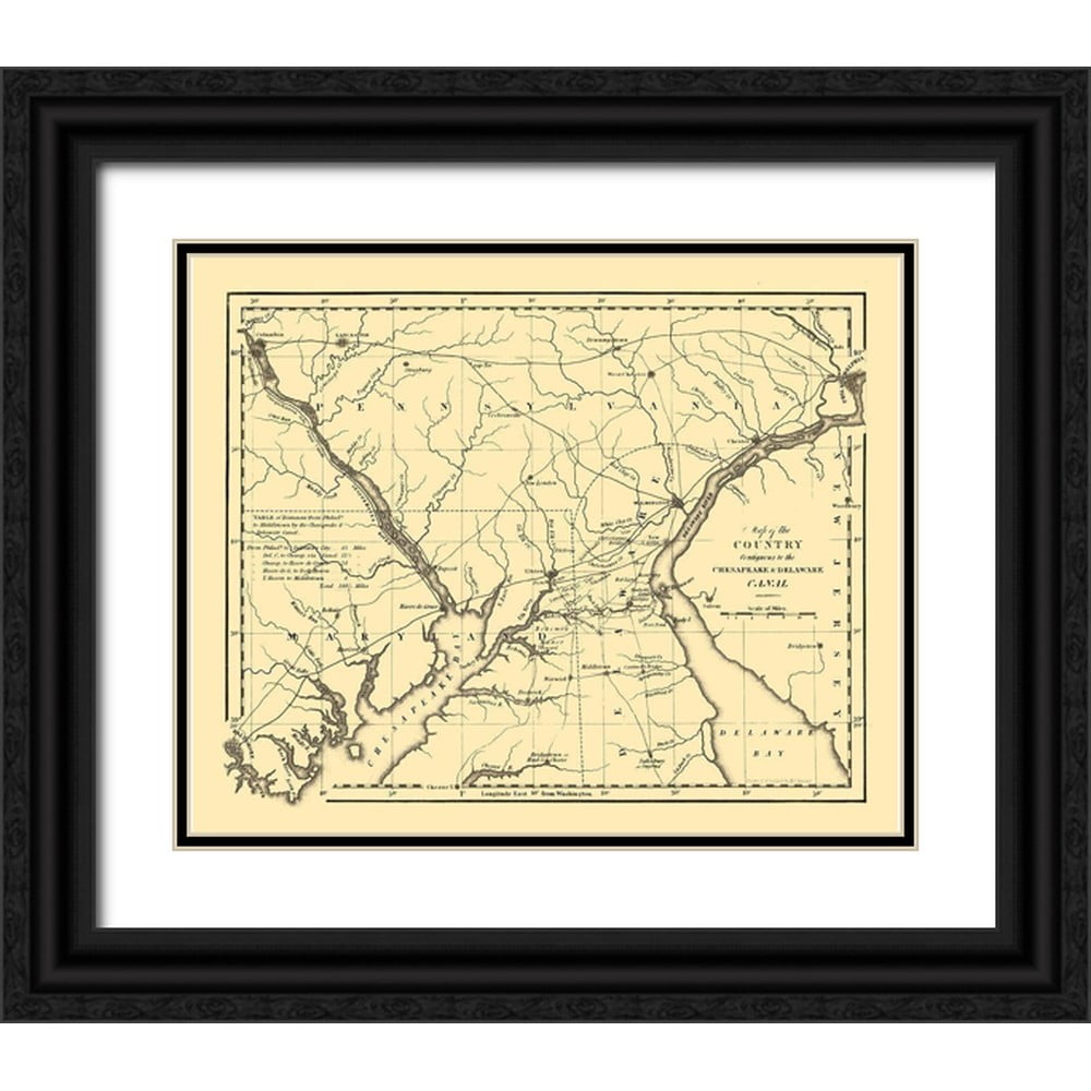 Tanner 14x12 Black Ornate Wood Framed with Double Matting Museum Art ...