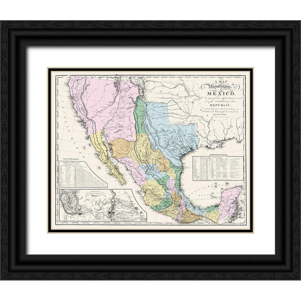 Tanner 14x12 Black Ornate Wood Framed with Double Matting Museum Art ...