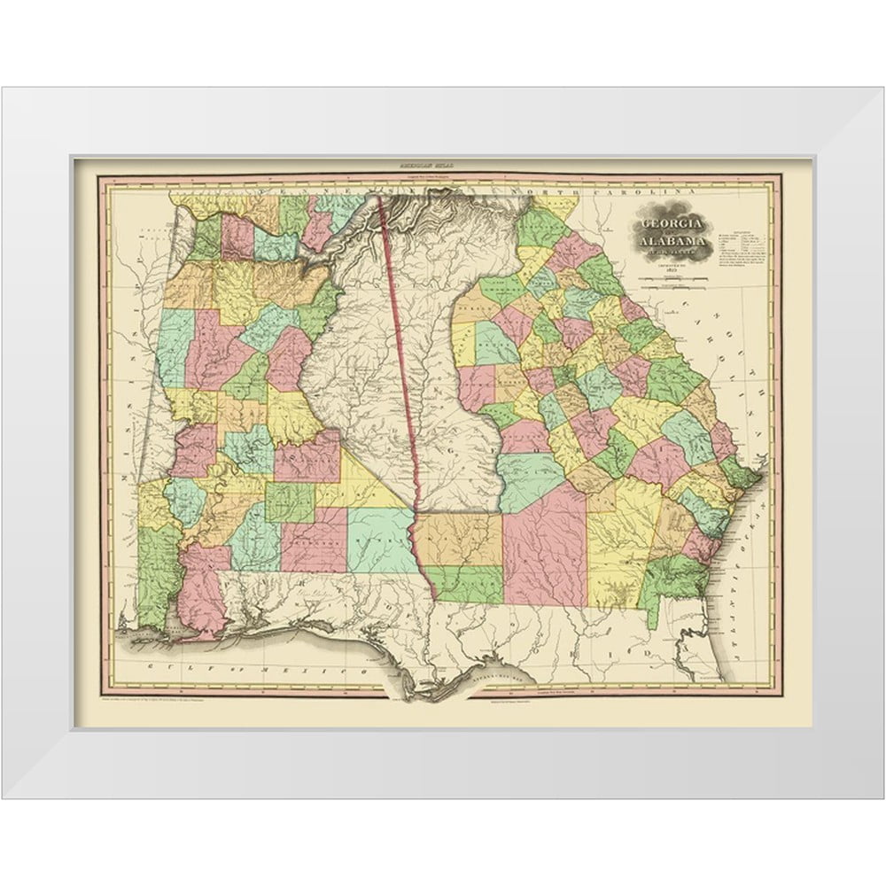 Tanner 14x12 White Modern Wood Framed Museum Art Print Titled - Georgia ...