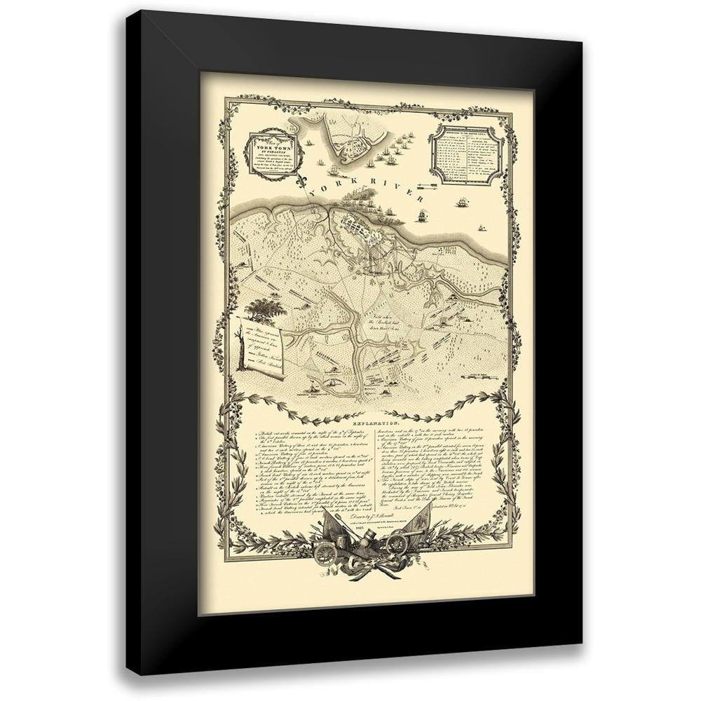 Tanner 17x24 Black Modern Framed Museum Art Print Titled - Yorktown ...