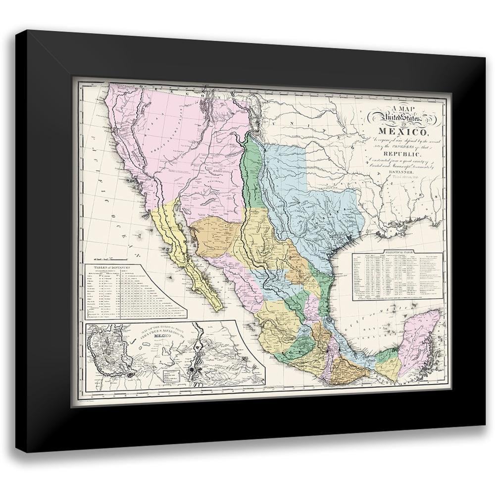 Tanner 18x15 Black Modern Framed Museum Art Print Titled - Mexican ...