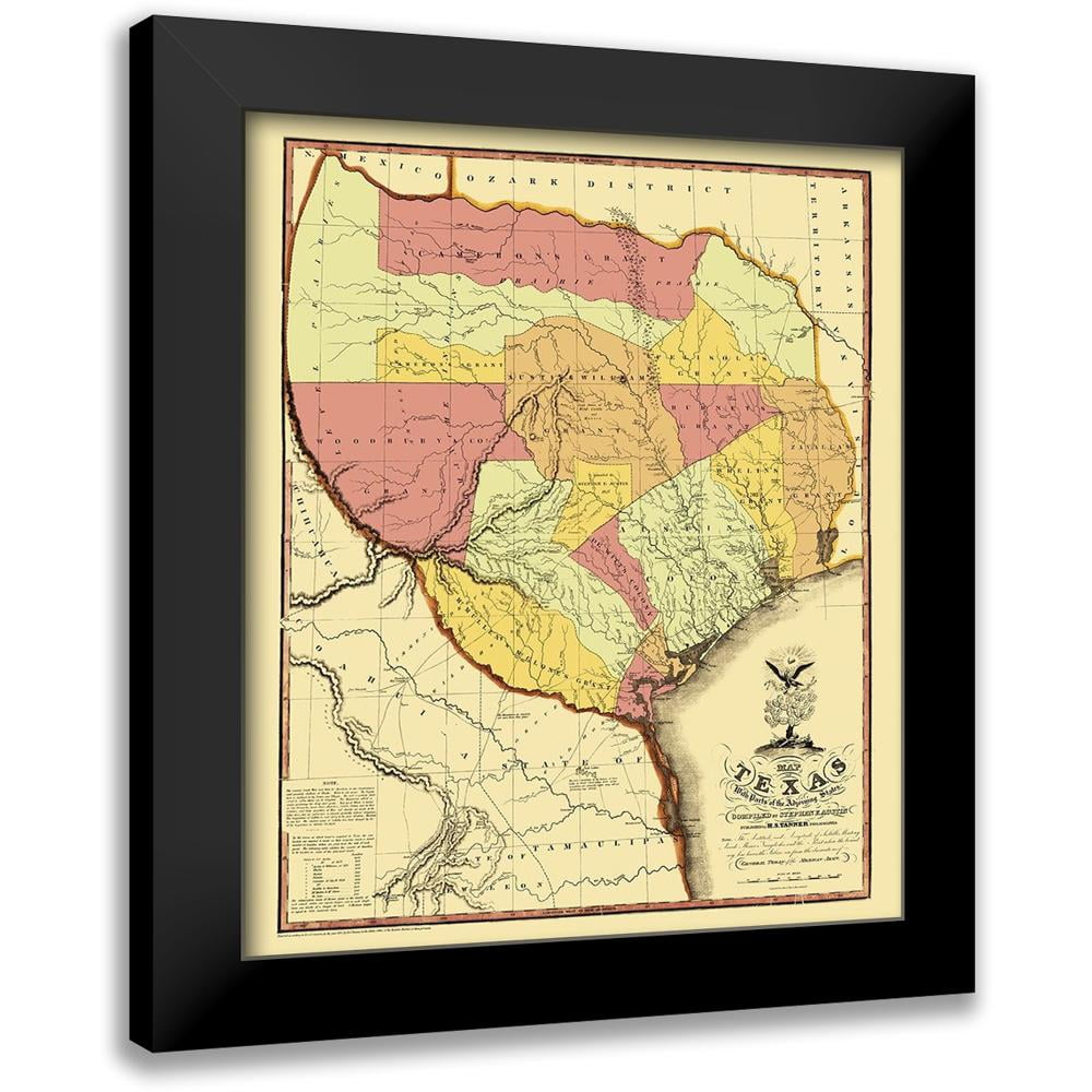 Tanner 20x23 Black Modern Framed Museum Art Print Titled - Texas ...