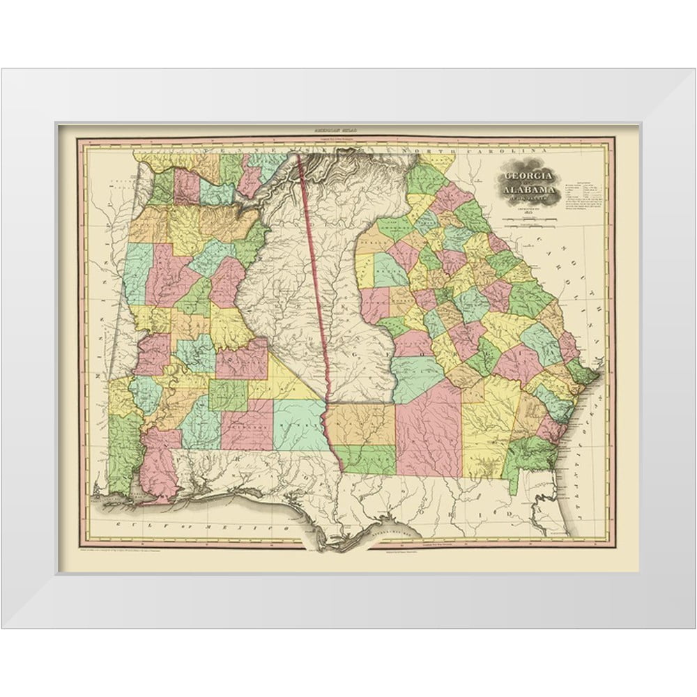 Tanner 24x19 White Modern Wood Framed Museum Art Print Titled - Georgia ...