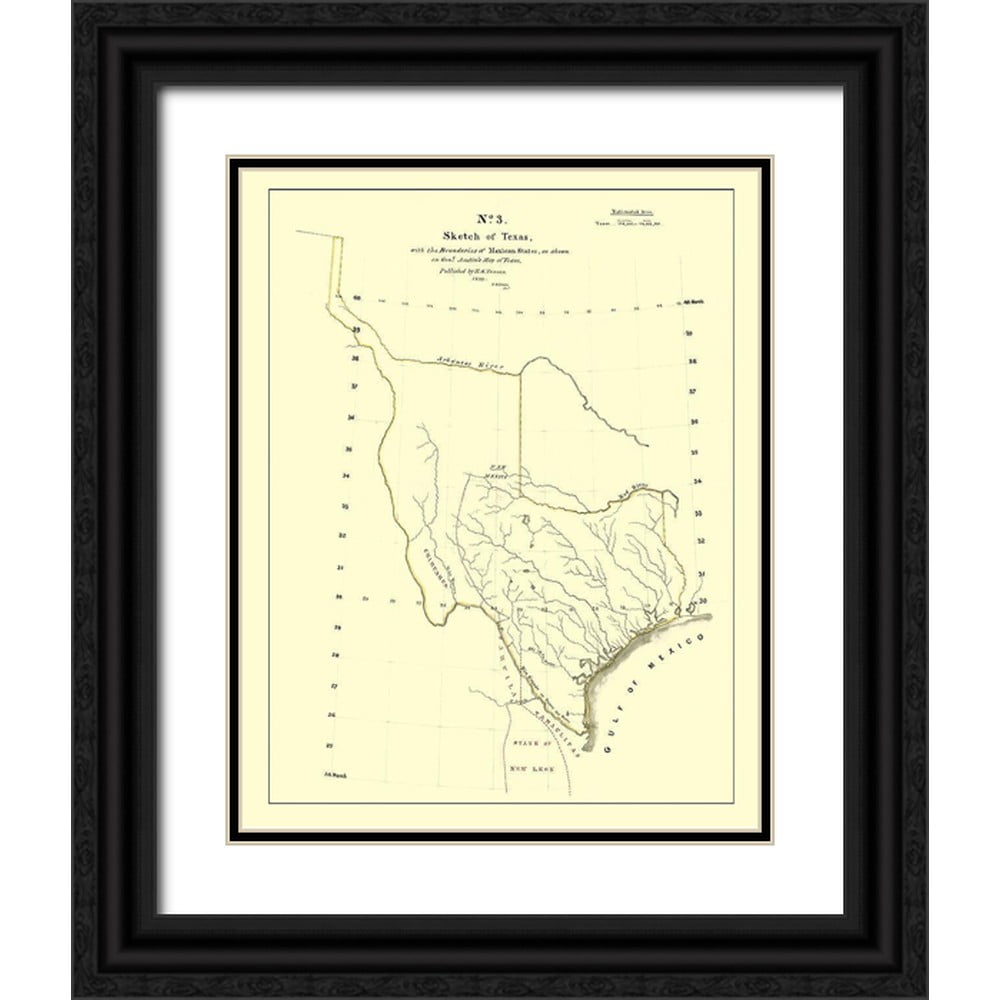 Tanner 26x32 Black Ornate Wood Framed with Double Matting Museum Art ...