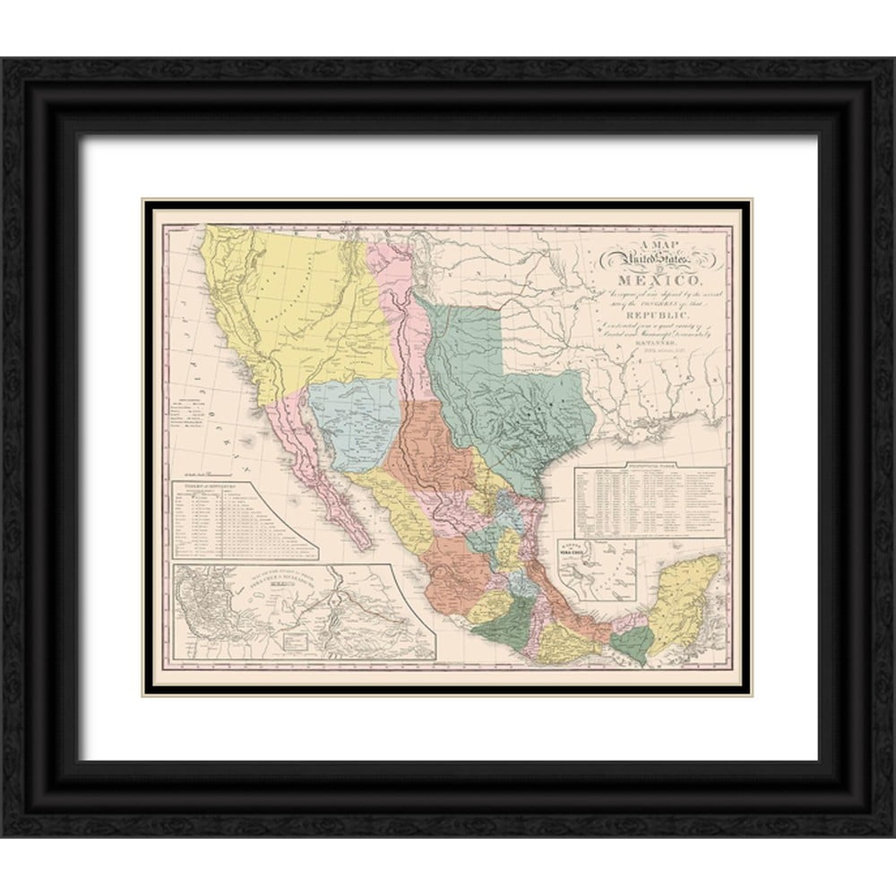 Tanner 31x26 Black Ornate Wood Framed with Double Matting Museum Art ...