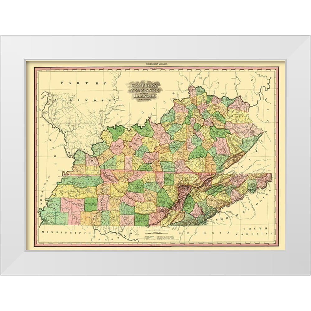 Tanner 32x24 White Modern Wood Framed Museum Art Print Titled ...