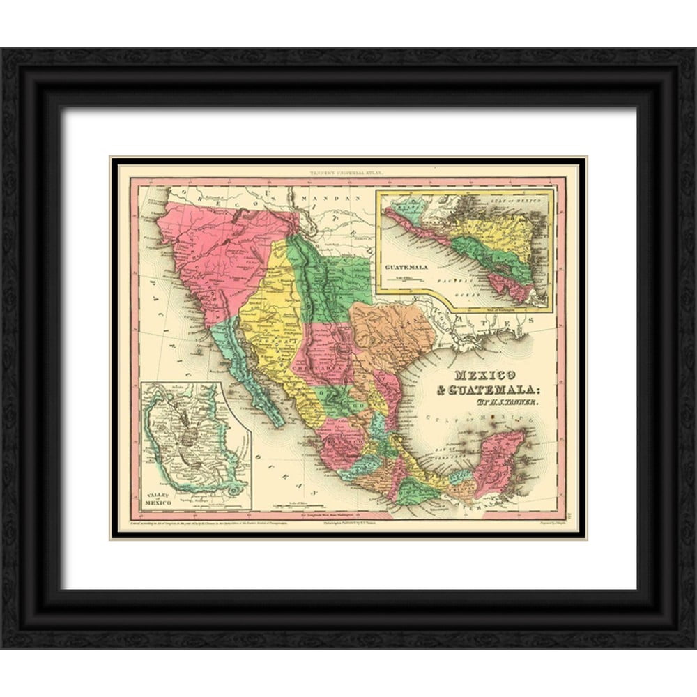 Tanner 32x26 Black Ornate Wood Framed with Double Matting Museum Art ...