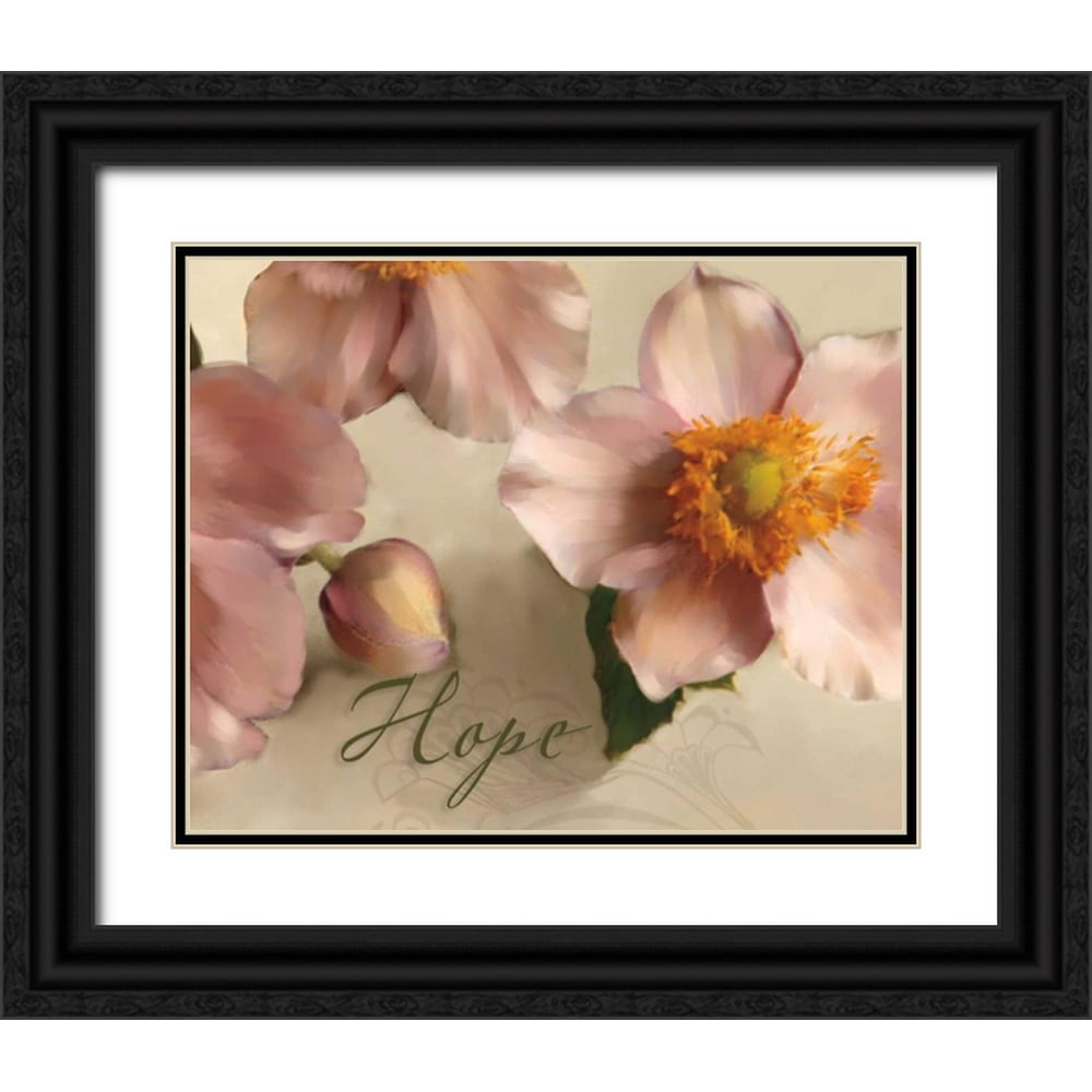 Tanner, Jan 14x12 Black Ornate Wood Framed with Double Matting Museum ...