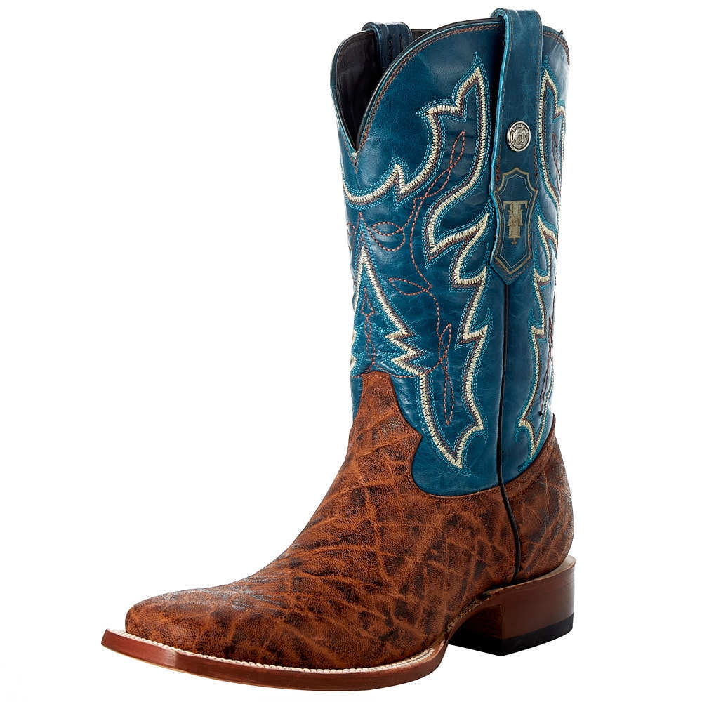 Tanner Mark Men's Cisco Western Boot Broad Square Toe Cognac 10 D(M) US ...