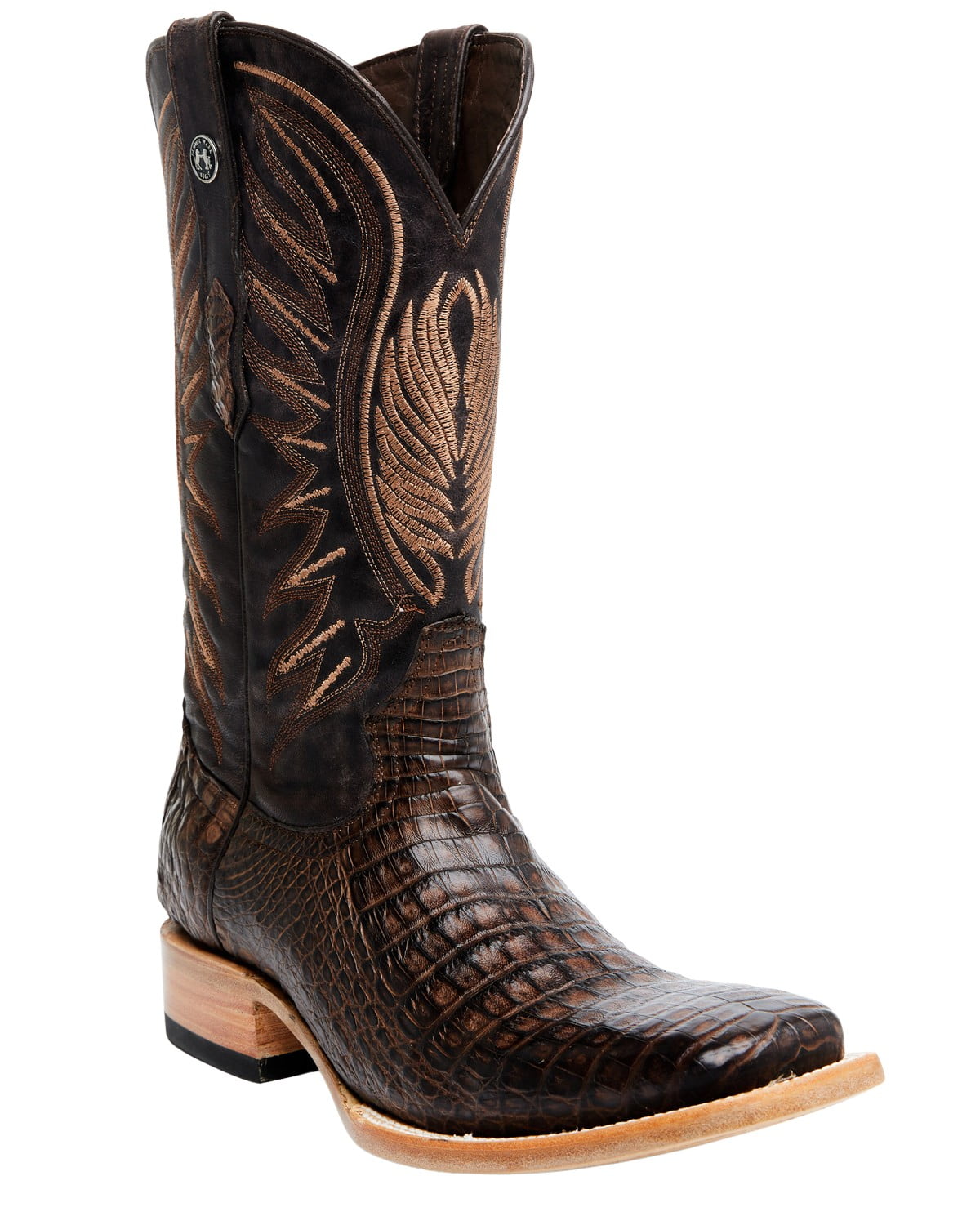 Tanner Mark Men's Shawnee Exotic Caiman Belly Western Boot Broad Square ...
