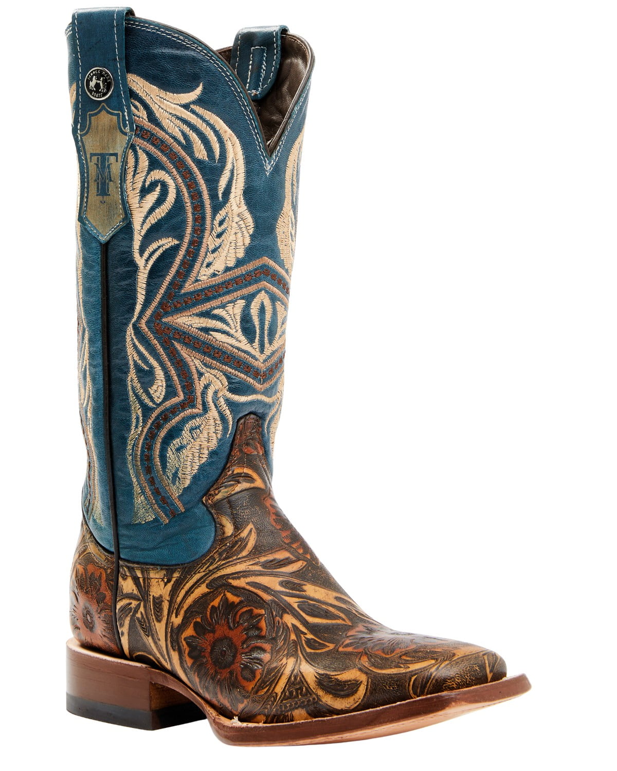 Tanner Mark Women's Jaw Dropper Western Boot Broad Square Toe - TML207088 11 M US - Walmart.com