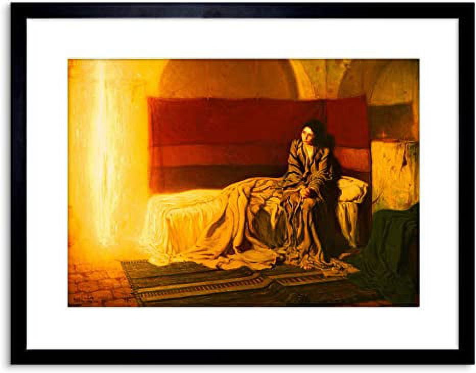 Tanner The Annunciation Painting Artwork Framed Wall Art Print 9X7 Inch ...
