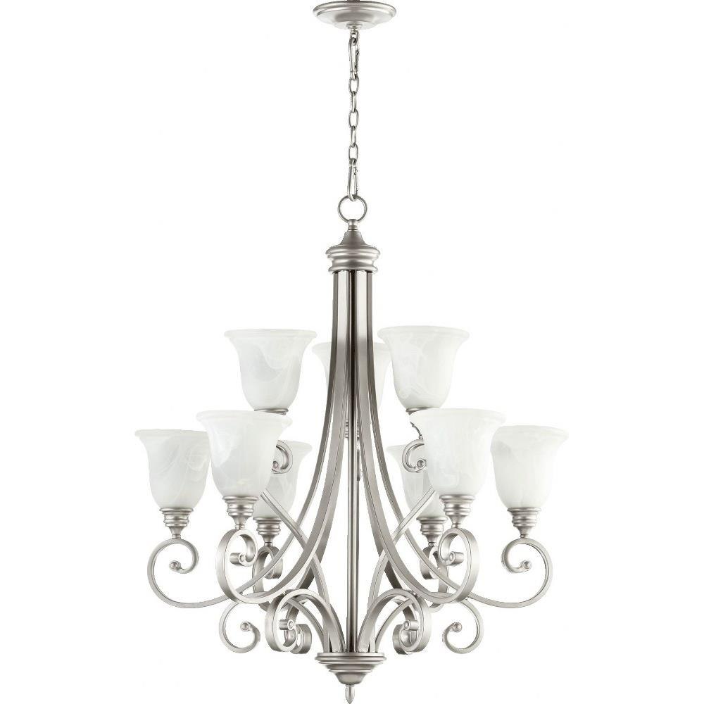 Tanners Courtyard 9 Light 2-Tier Chandelier in Bailey Street Home Home ...