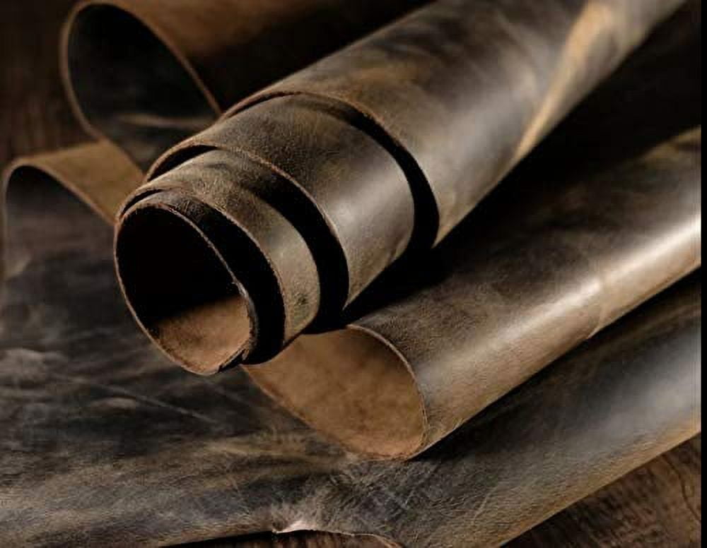 The Tannery Thick Finished Full Grain Cow Genuine Leather Hides Crafts ...