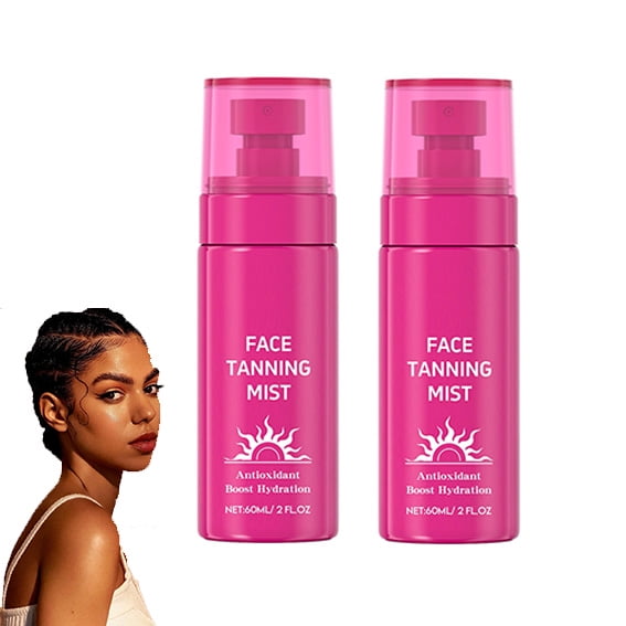 Tanning Antioxidant Face Mist, Streak-Free Sunless Tanning Spray for ...