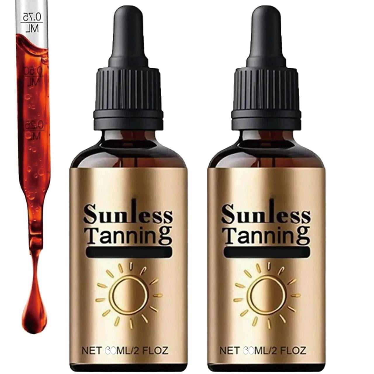 Tanning Drops,Sunless Tanning Drops,No Sun Required to Naturally Boost ...