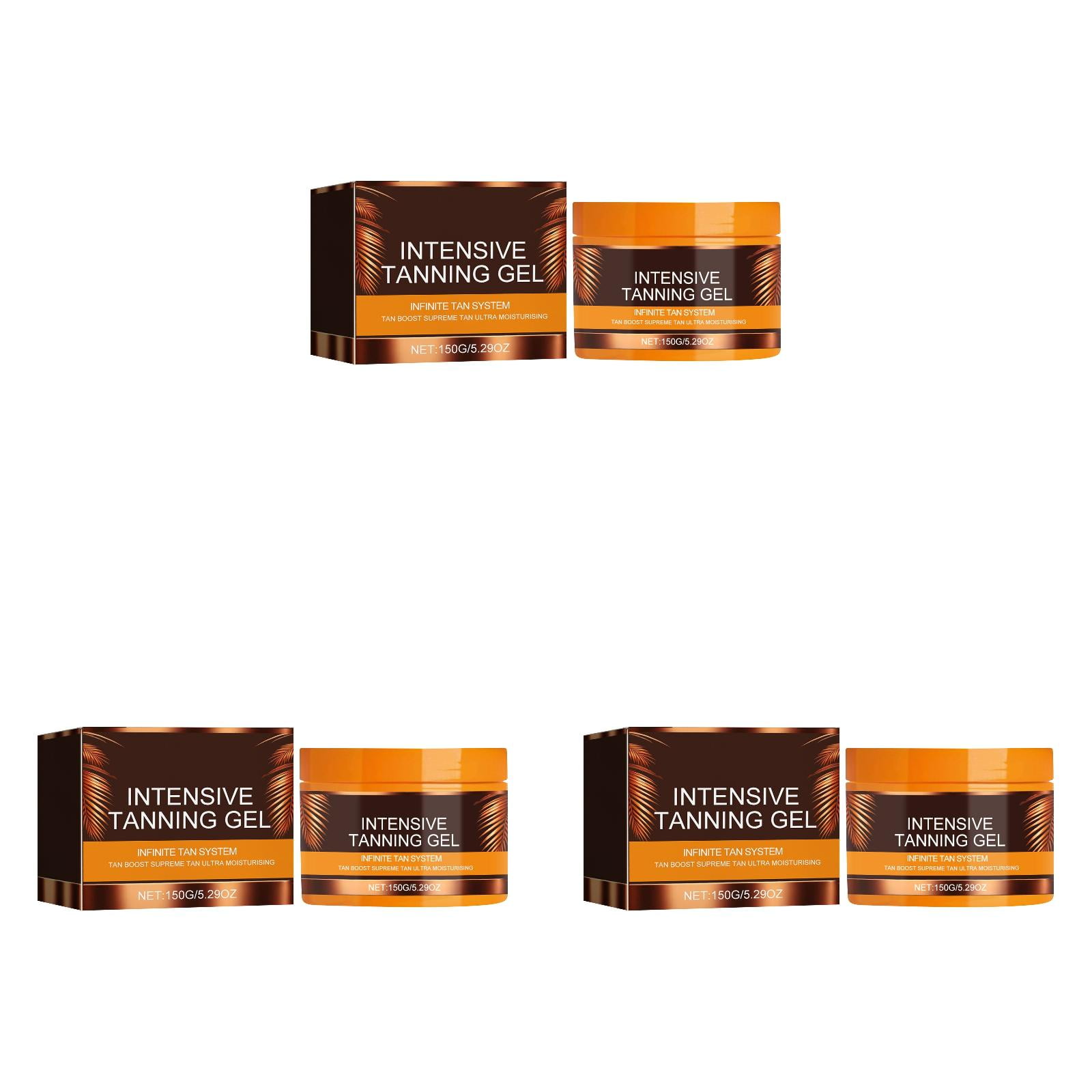 Tanning Gel Beach Sunbathing Aid Wheat Bronzer Texture Is Light And Non ...