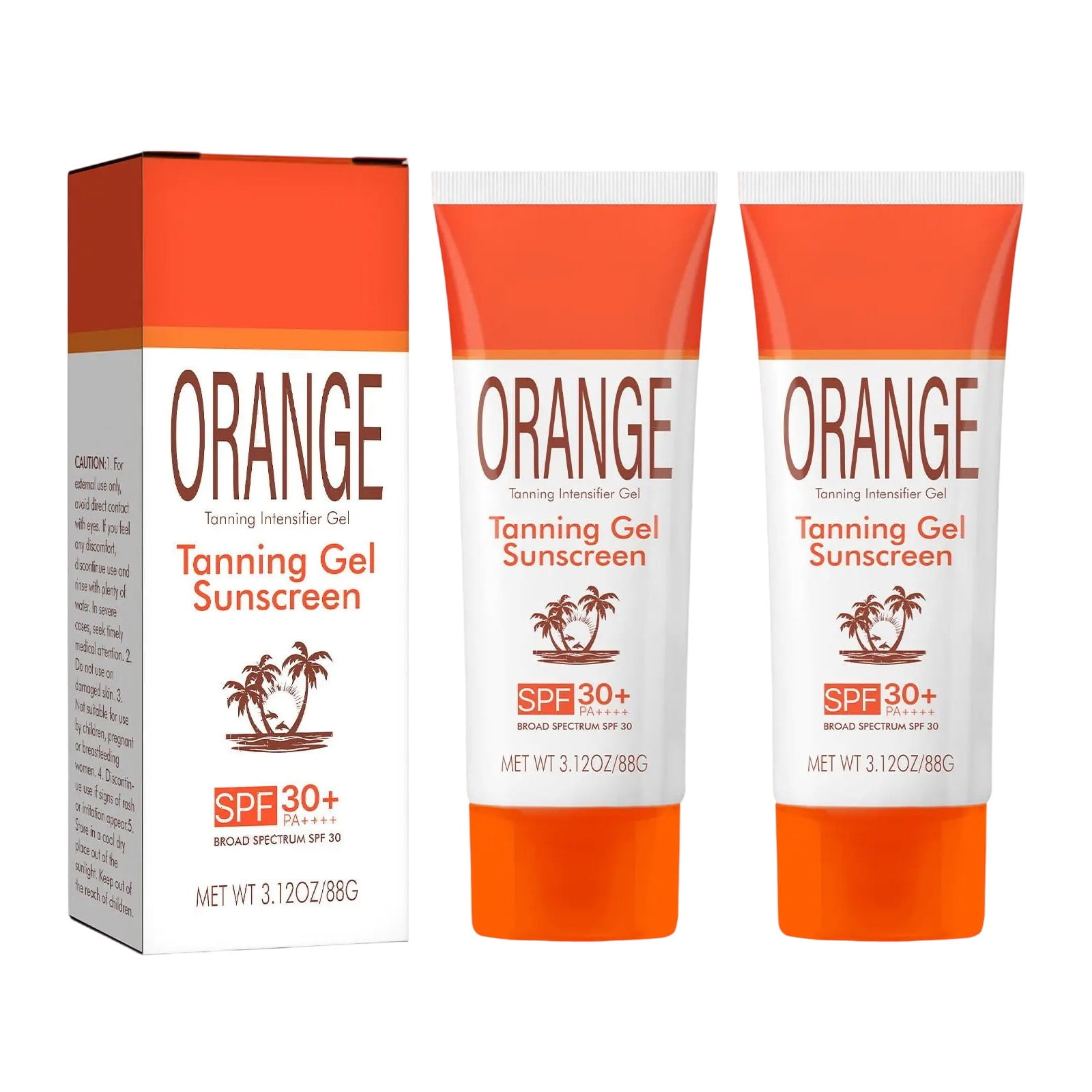 Tanning Gel with Sunscreen - 88ml Summer Tanning Moisturizing Gel for ...
