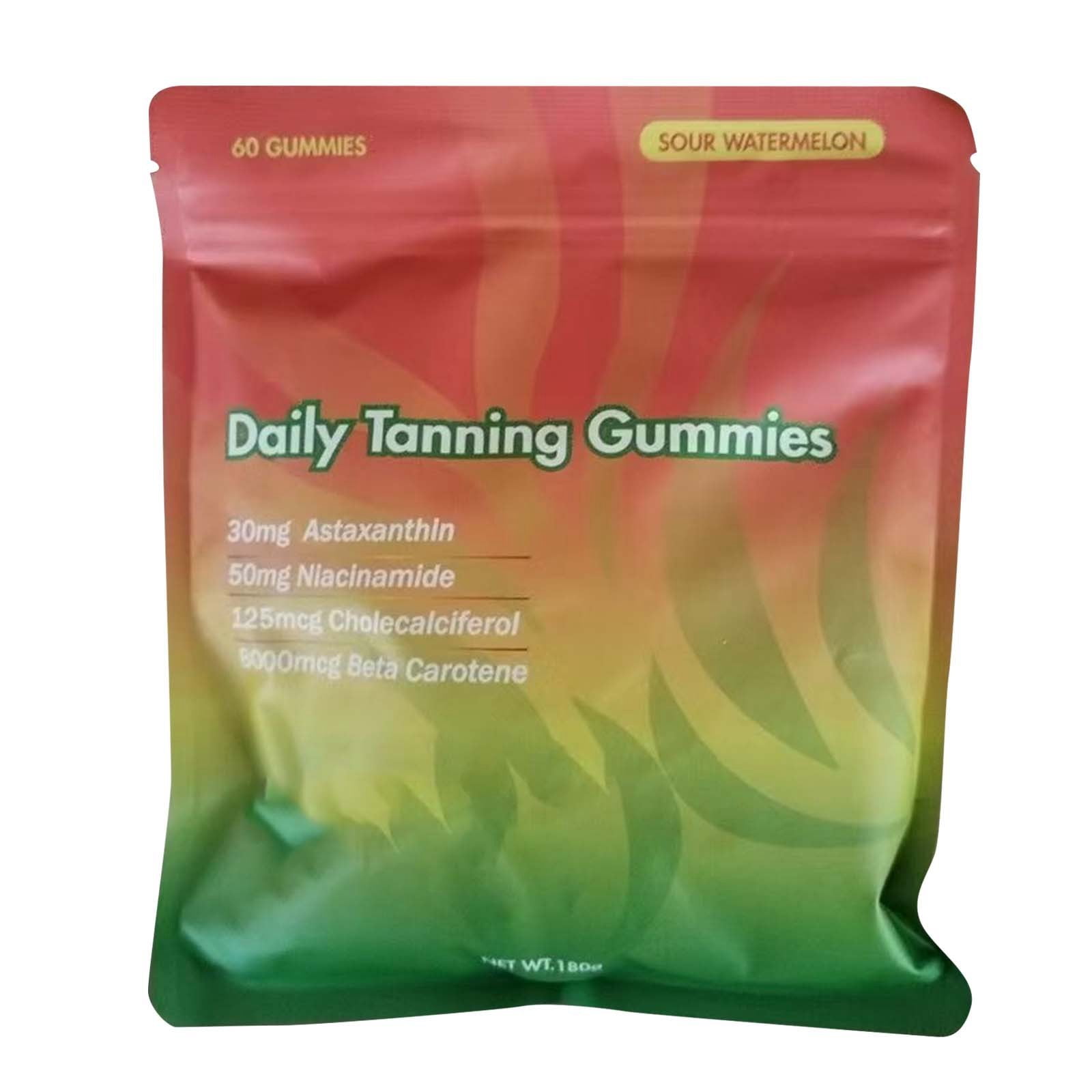 Tanning Gum-Mies, Daily Tanning Gum-Mies With Astaxanthin, Lycopene ...