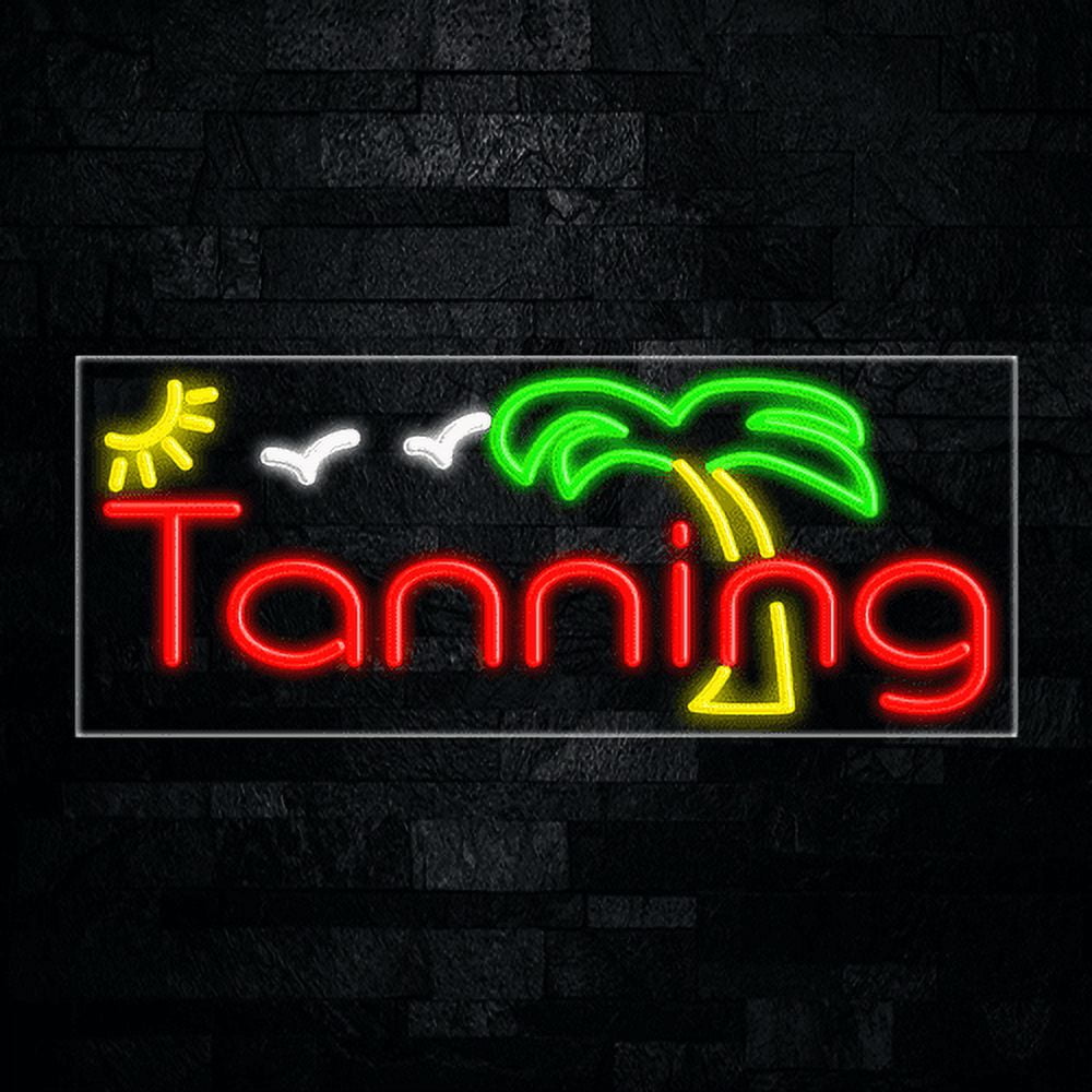 Tanning-LED Neon Sign 30"L x 12"H #30324 - Walmart.com