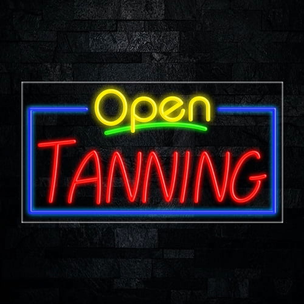 Tanning LED Neon Sign 33"L x 18"H #35877 - Walmart.com