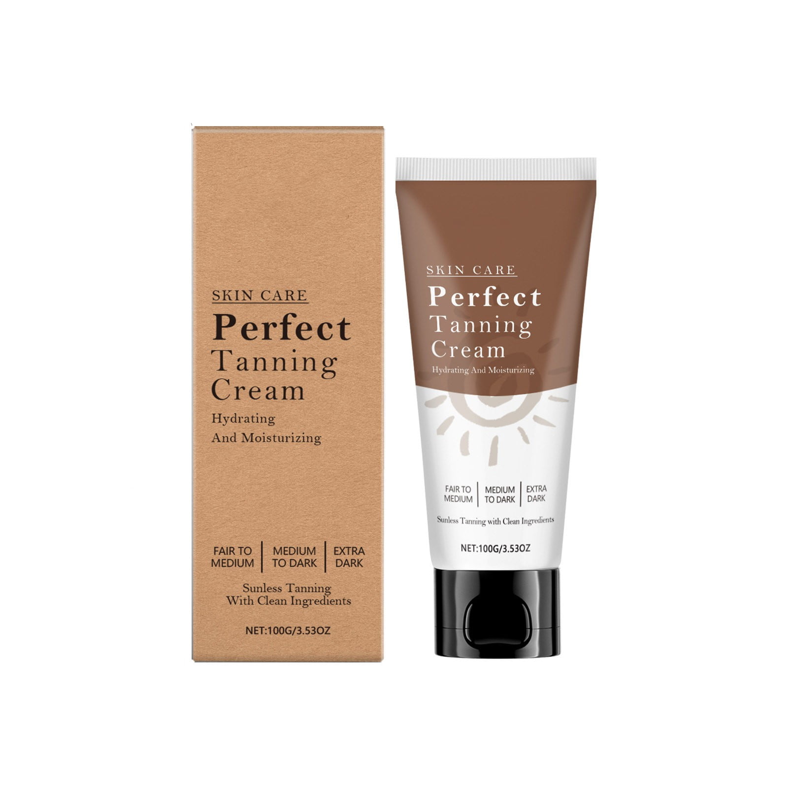 Tanning Lotion Self Tanner with Natural & Organic Ingredients, Travel ...