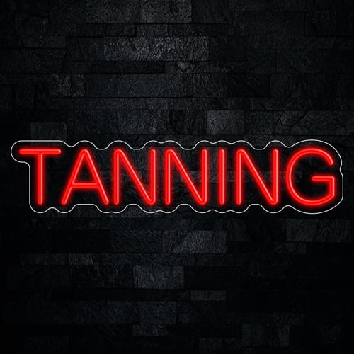 Tanning Neon LED Sign 27"L x 6"H #32775 - Walmart.com