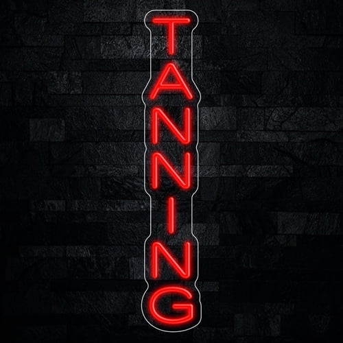 Tanning Neon LED Sign 5"L x 27"H #32776 - Walmart.com
