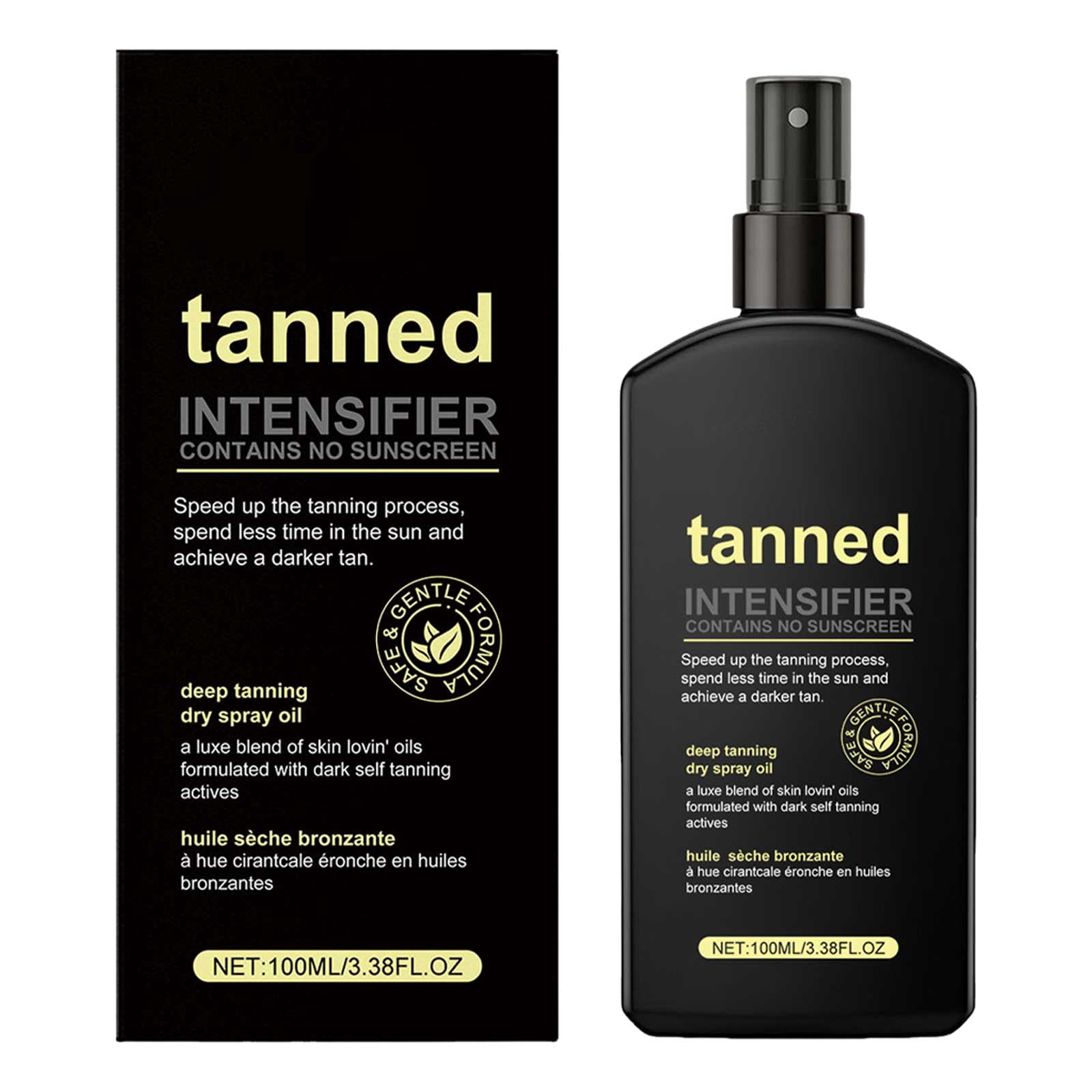 Tanning Oil | Get Tanned Intensifier Dry Spray - Fast, Dark Outdoor Sun ...