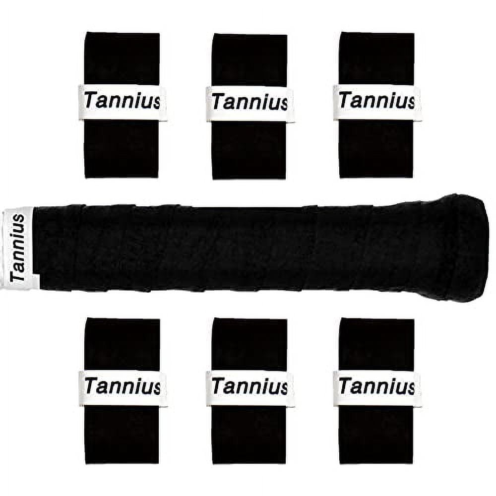 Tannius Tennis Racket Grip Tape, 6 Pack Tacky Tennis Grips, Absorbent ...