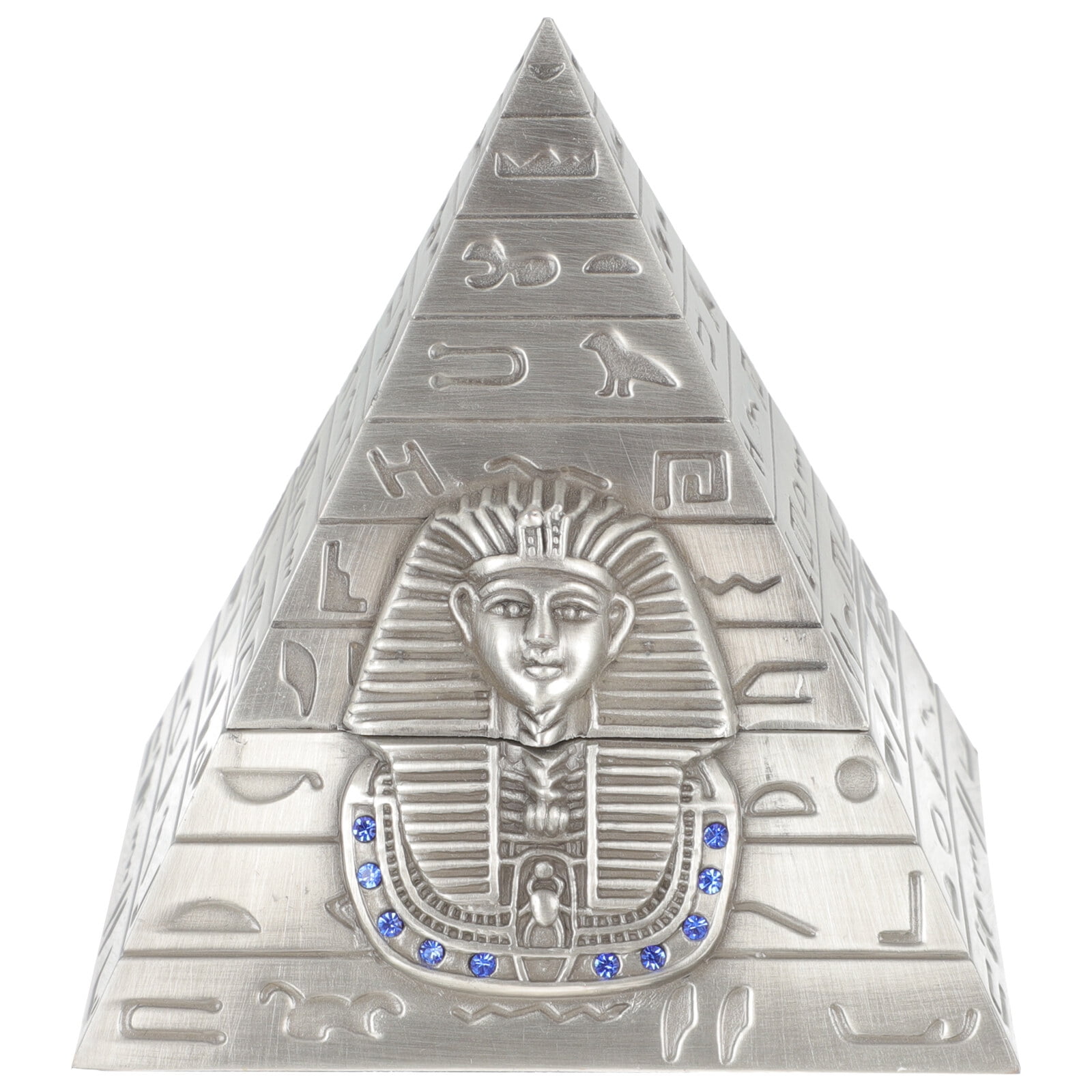 Tanom Metal Pyramid Decoration Pyramid Shaped Container Egyptian ...