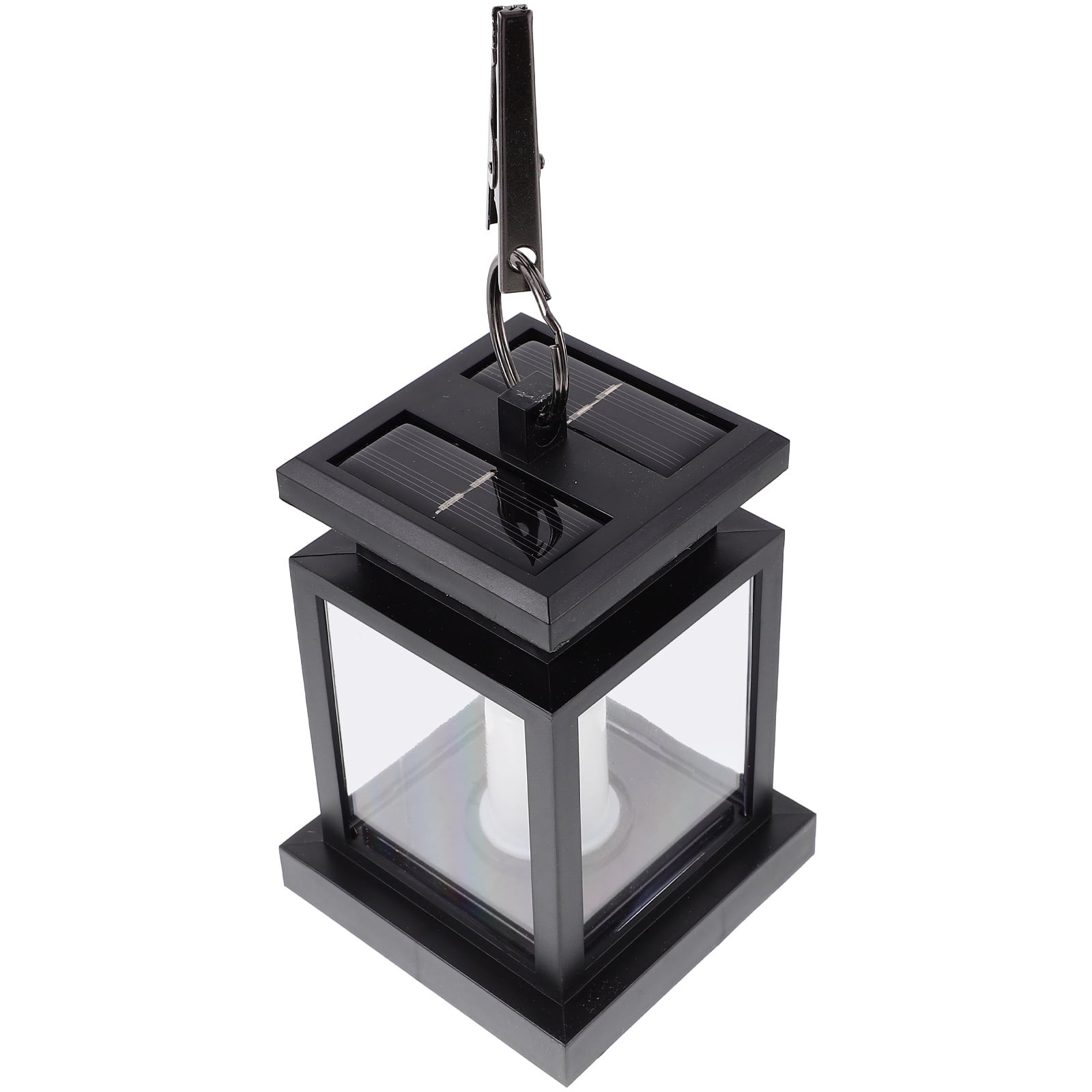 Tanom Outdoor Post Lights Flickering Flame Solar Torch Lights Garden ...