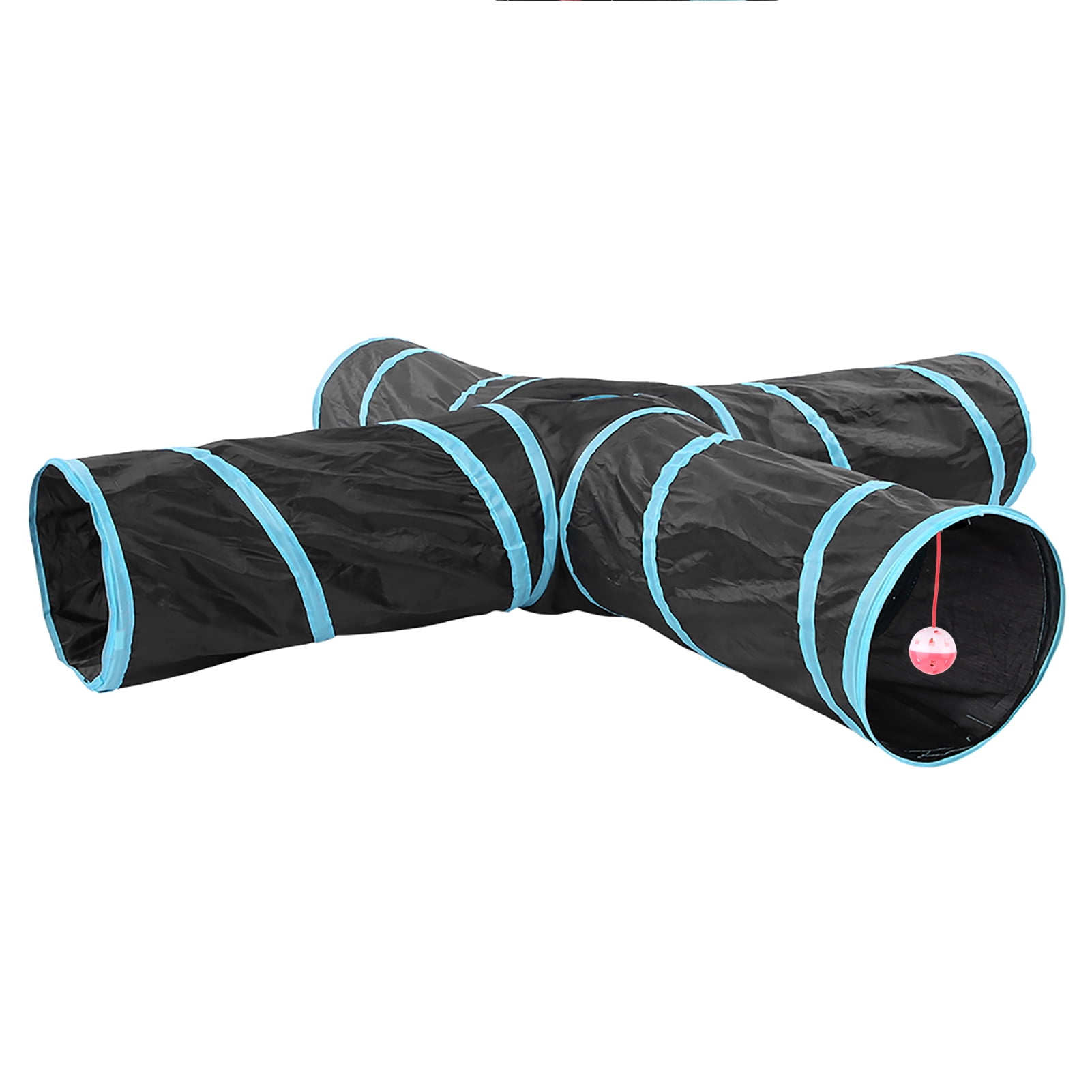 Tanoqo Portable Foldable 4 Way Cat Play Tunnel Indoor Outdoor Pet ...