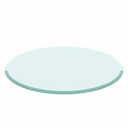 Topcobe 30 Inch Round Glass Table Top - Tempered - 1/4" Thick- Round ...