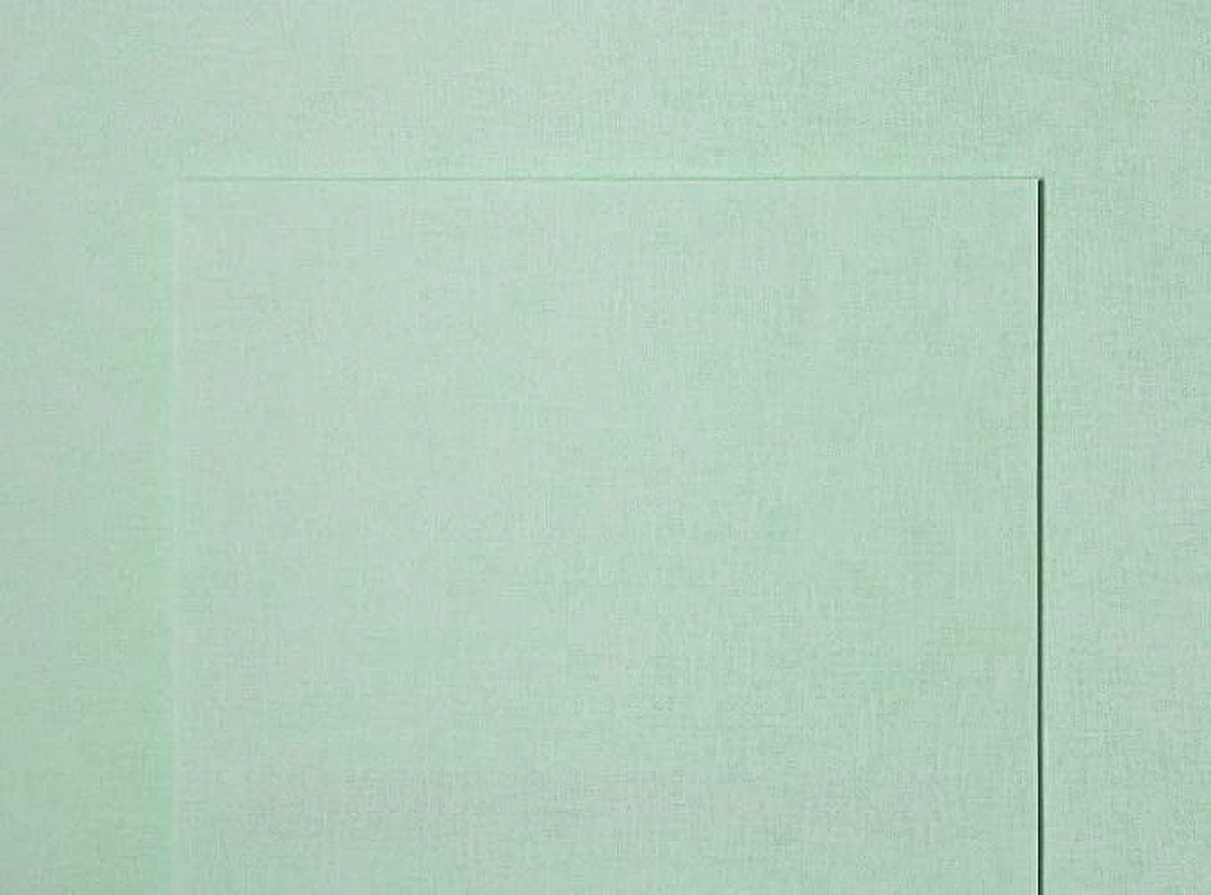 10 Sheets Tant Select Premium Double Sided Mint Green Linen Embossed ...