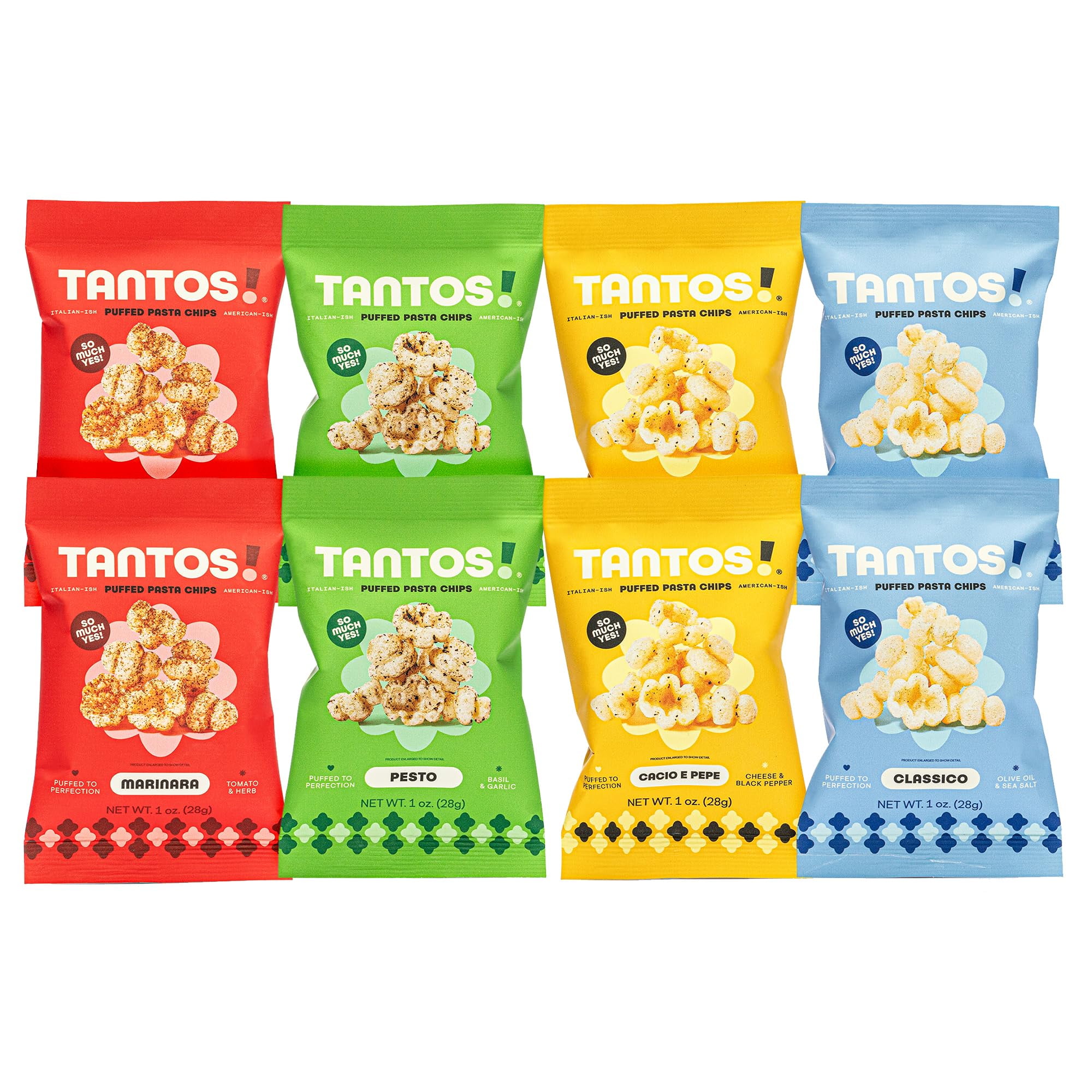 Tantos! Puffed Pasta Chips ESF27 - Healthy Pasta Snack Crunchy Chips ...
