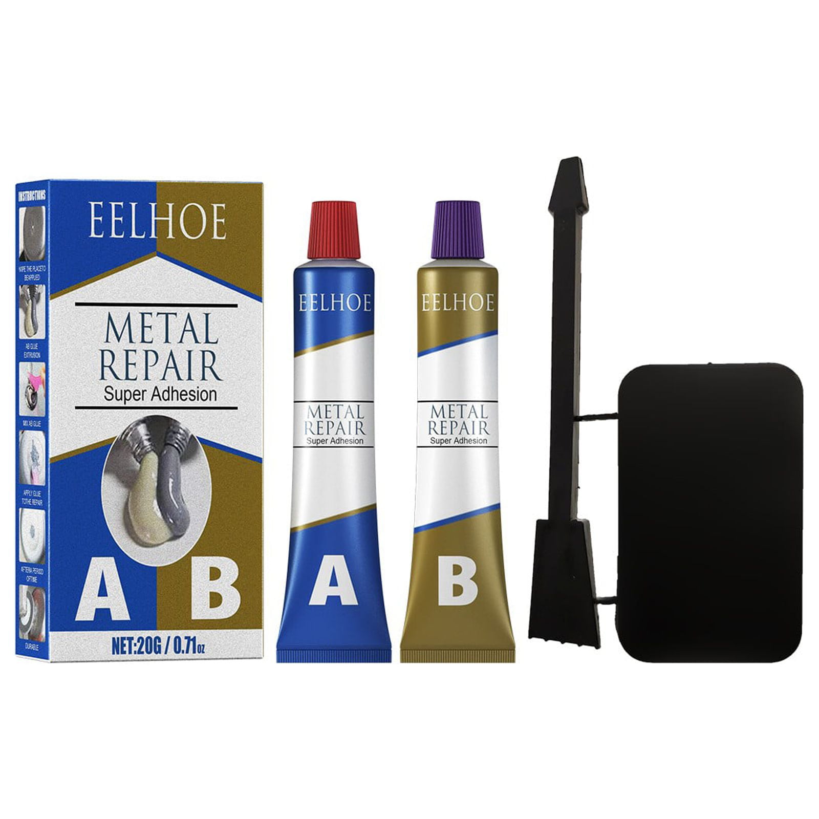 Tantouec Invisible Waterproof Agent, Iron Sealant Defect Repair Caster Glue High Temperature ...