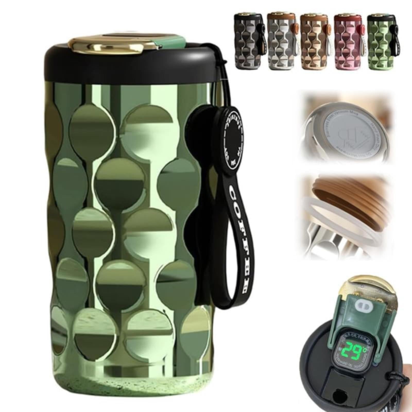 Tantouec Smart Coffee Cup Stainless Steel Vacuum Insulated Travel ...