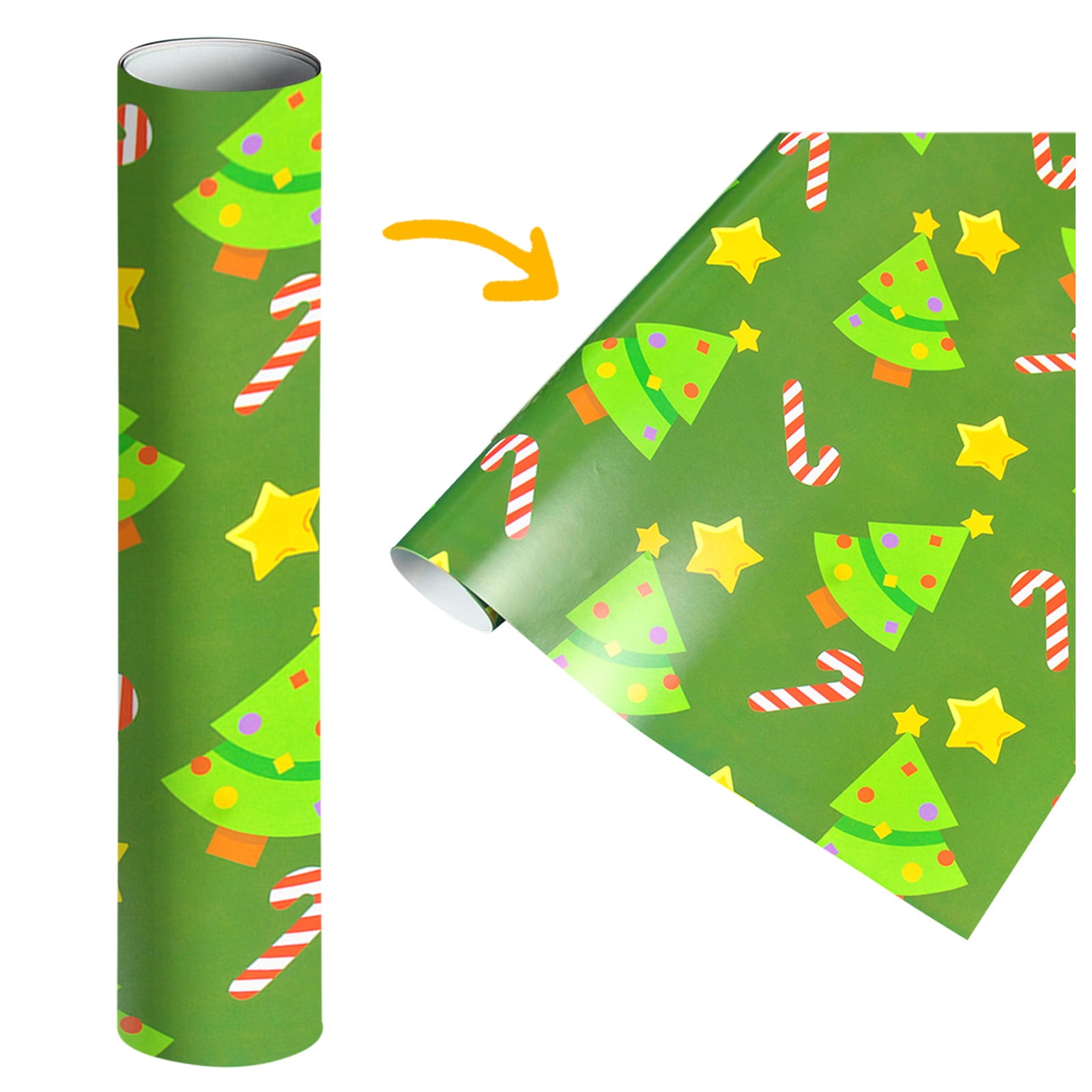 Tanuke Gift Wrapping Paper Clearance 1Pcs ( 75Cmx51Cm, 4.11 Square Feet)Single-Sided Christmas ...