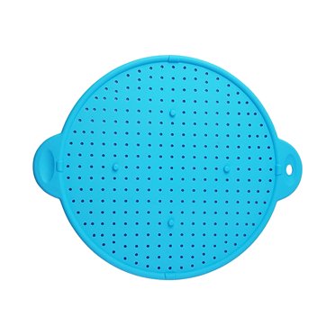 Stainless Steel Splatter Guard with Handle, Oil-Proof Cooking Pot Cover ...