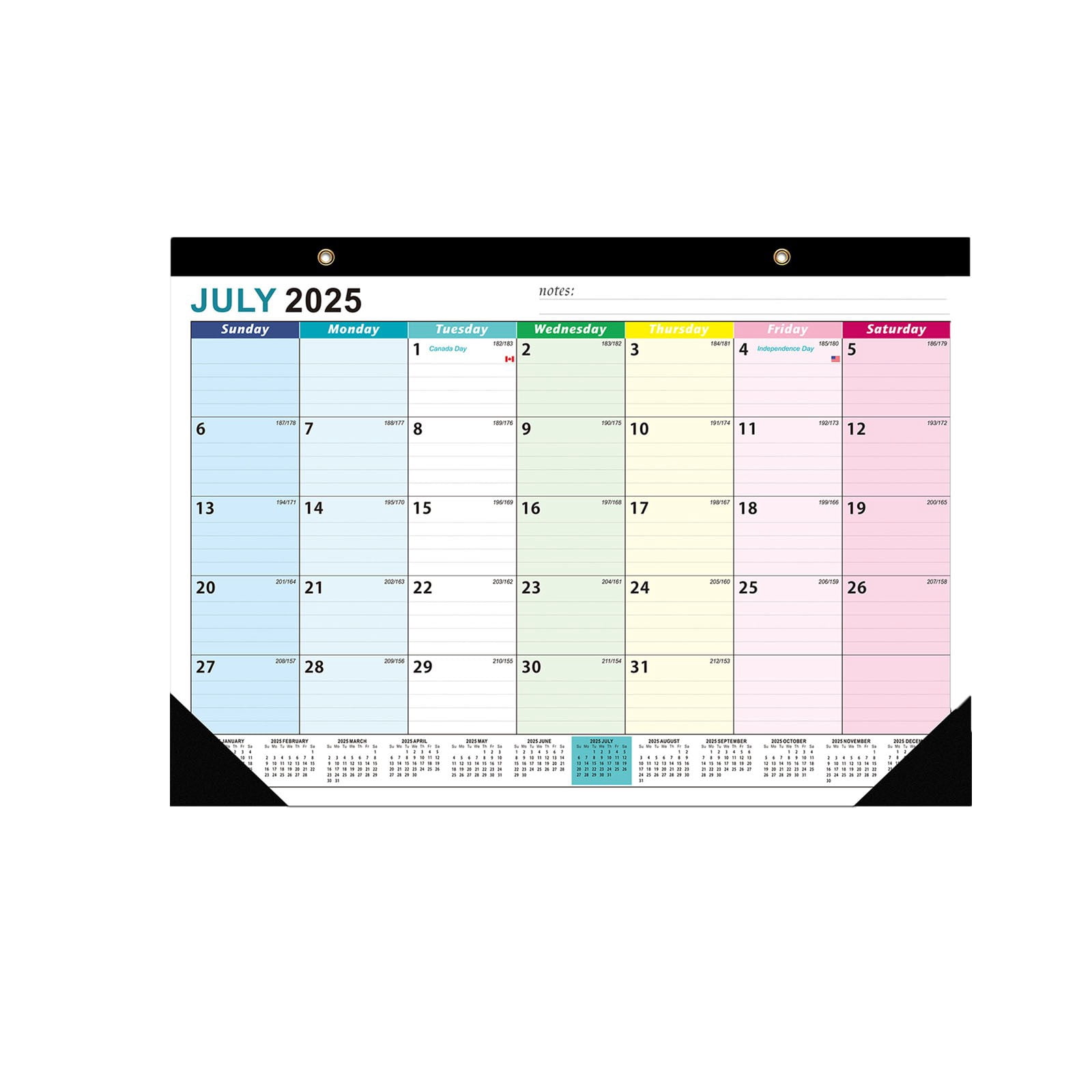 Tanuse Back to Classroom Supplies 2025-2026 Desk Top Calendar ...