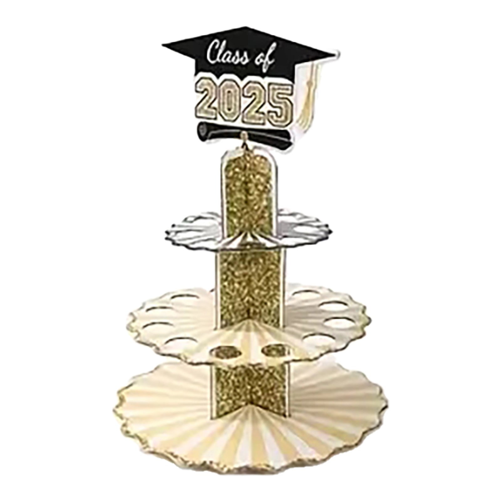 Tanuse Graduation Cupcake Stand on Sale Class of 2025 Graduation Holder ...