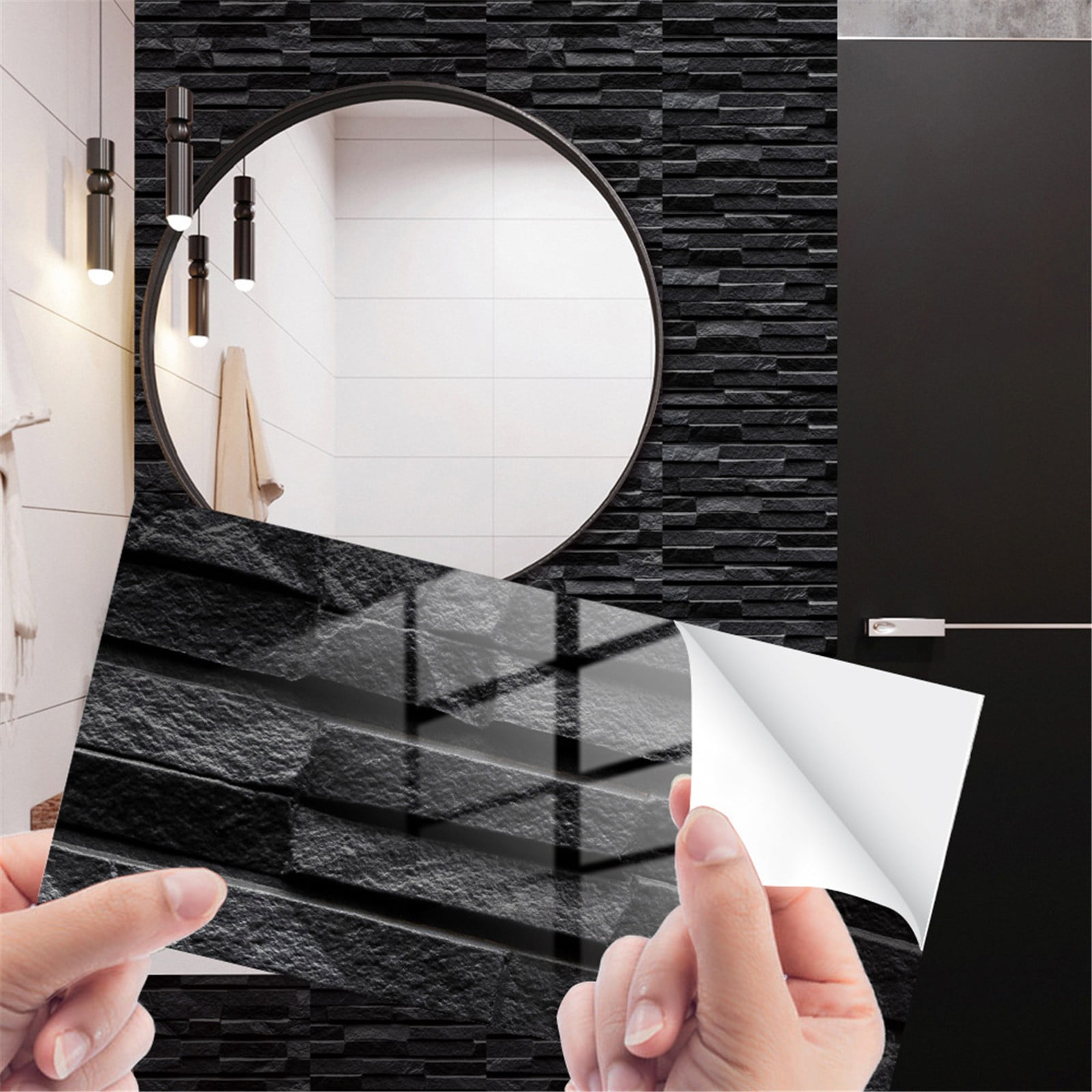 Tanuse Mosaics Wall Tile Stickers Peel and Stick Backsplash Self ...