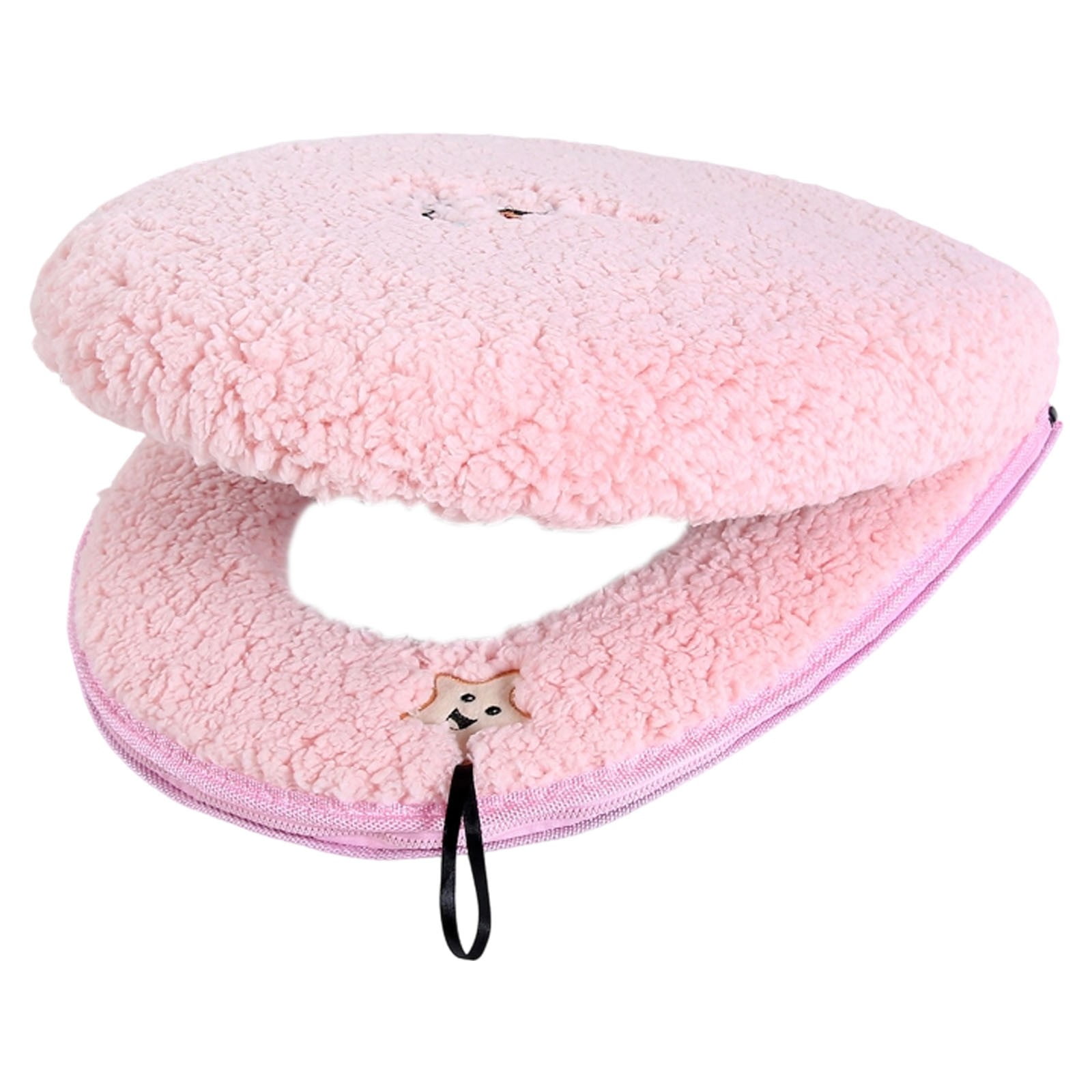 Tanuse Toilet Seat Warmer Cover & Lid Cover - Green Fuzzy Plush Toilet ...