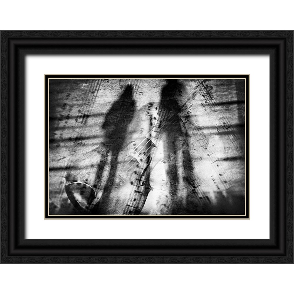 Tanzer, Ina 24x18 Black Ornate Wood Framed with Double Matting Museum ...
